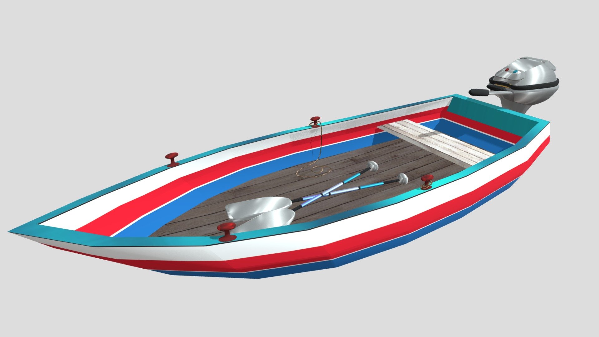 Motor Boat - Download Free 3D model by gogiart (@agt14032013) [2688906] - Sketchfab