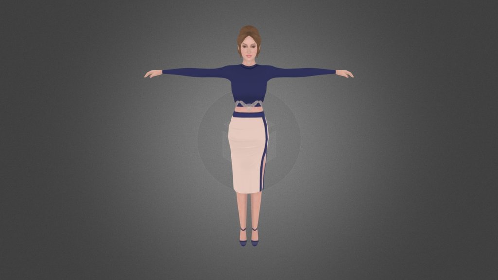 FemaleModel_5 - 3D model by somipuspwan.84 [2689f88] - Sketchfab