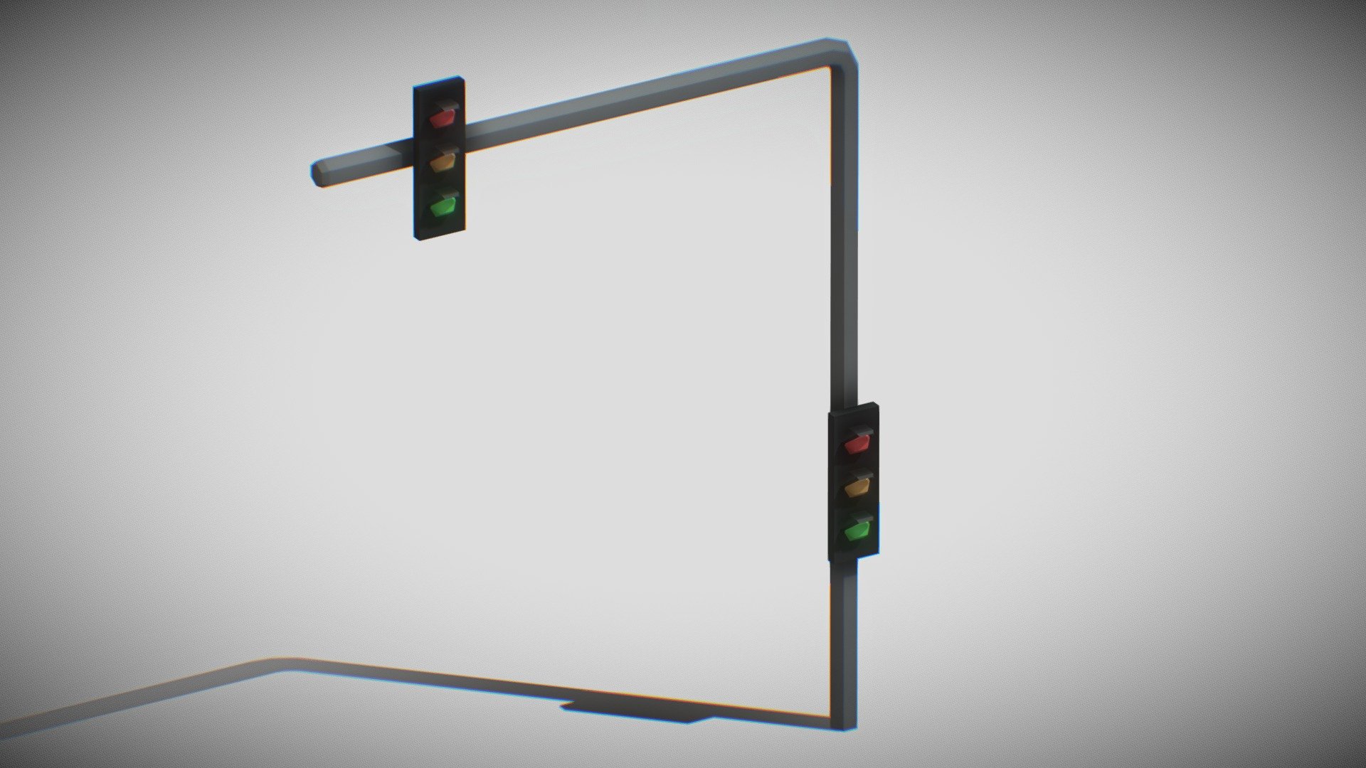 Traffic Light [Low Poly] - Download Free 3D model by Islide [268a0c7 ...