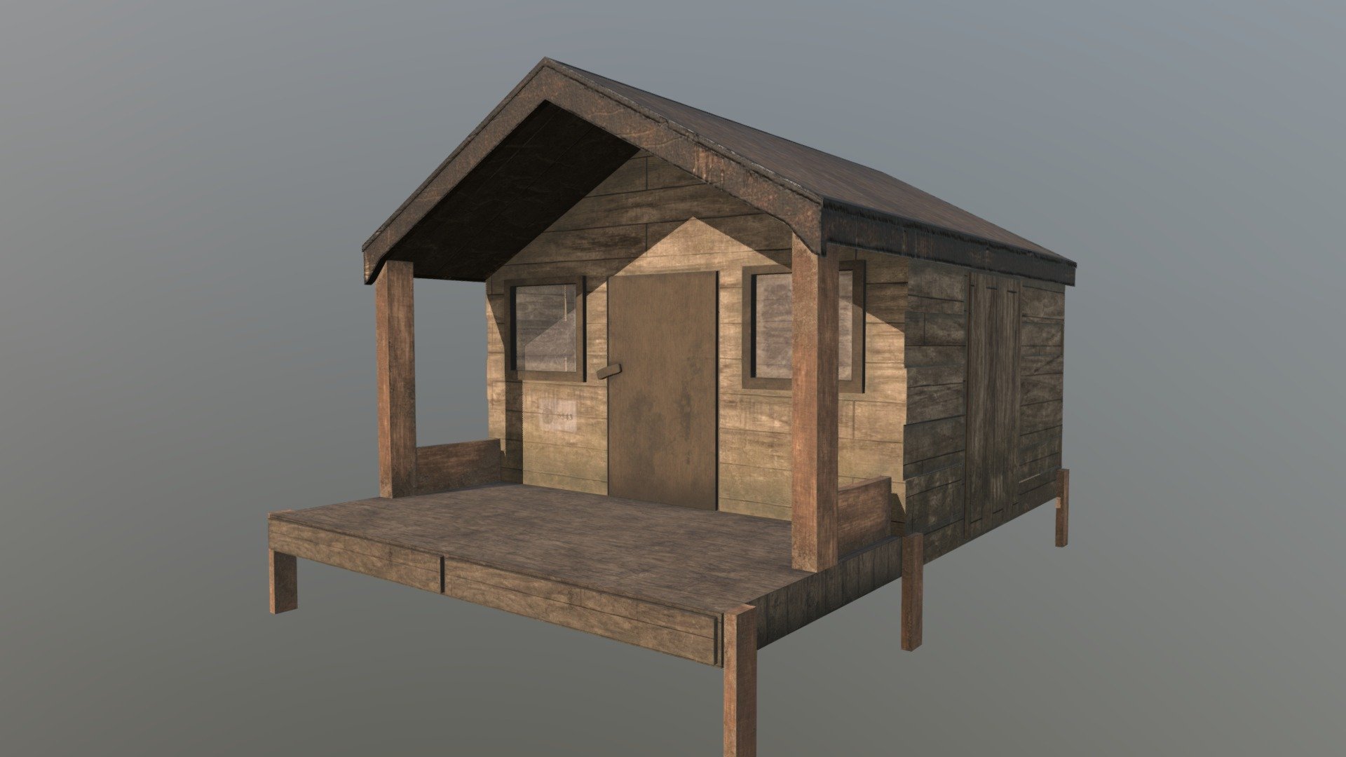 Wooden Shed - 3D model by silaspaige1998 [268ac13] - Sketchfab