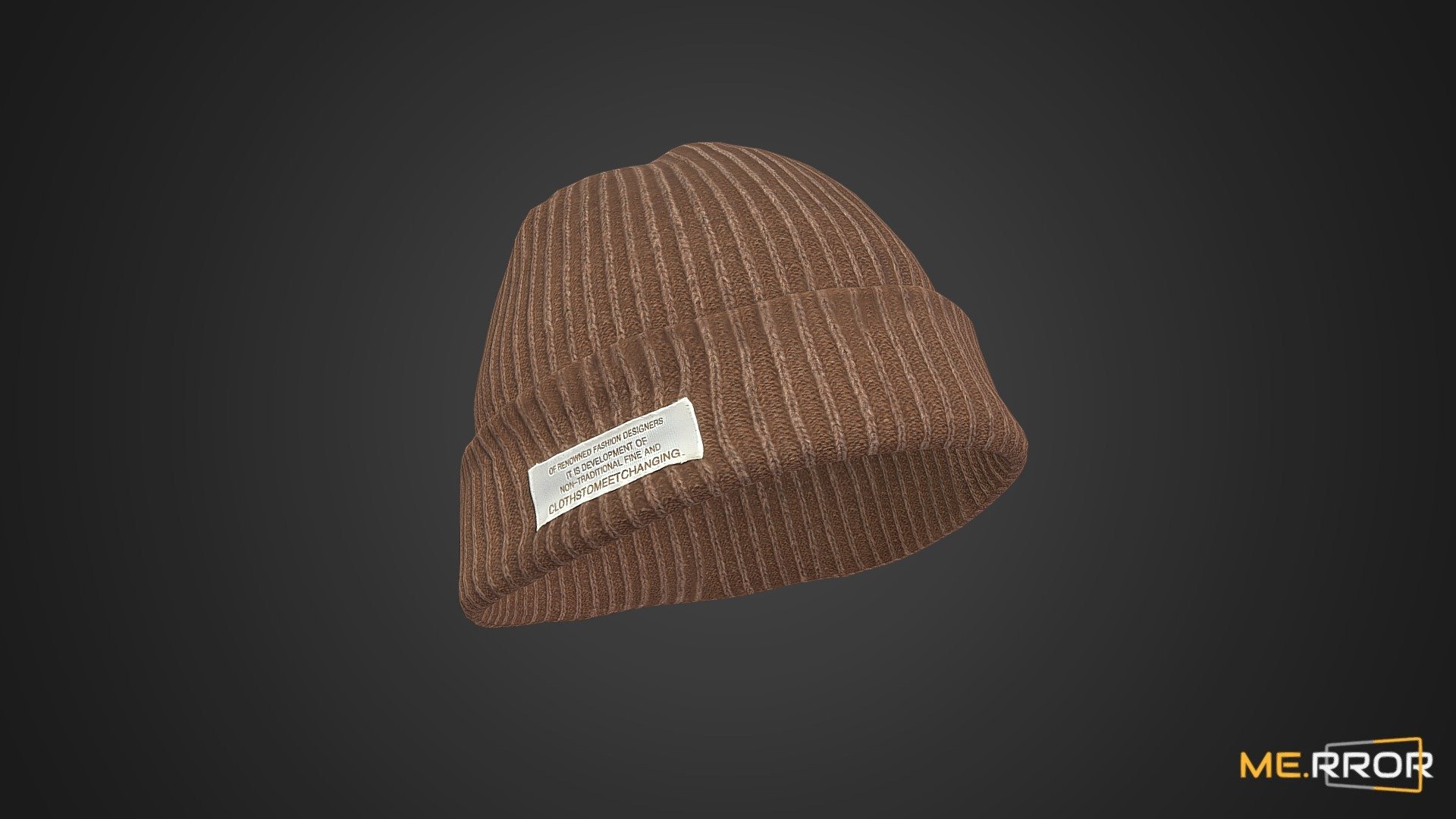 [Game-Ready] Brown Beanie - Buy Royalty Free 3D model by ME.RROR Studio ...