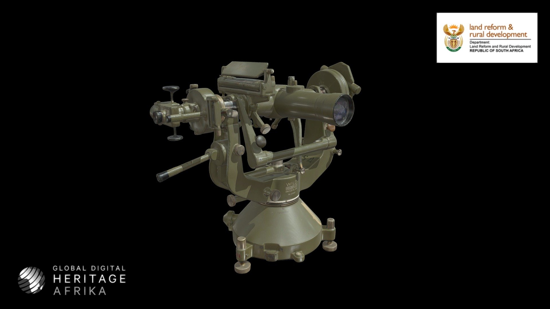 Wild T4 Astronomical Theodolite - Download Free 3D model by Global Digital Heritage and GDH ...