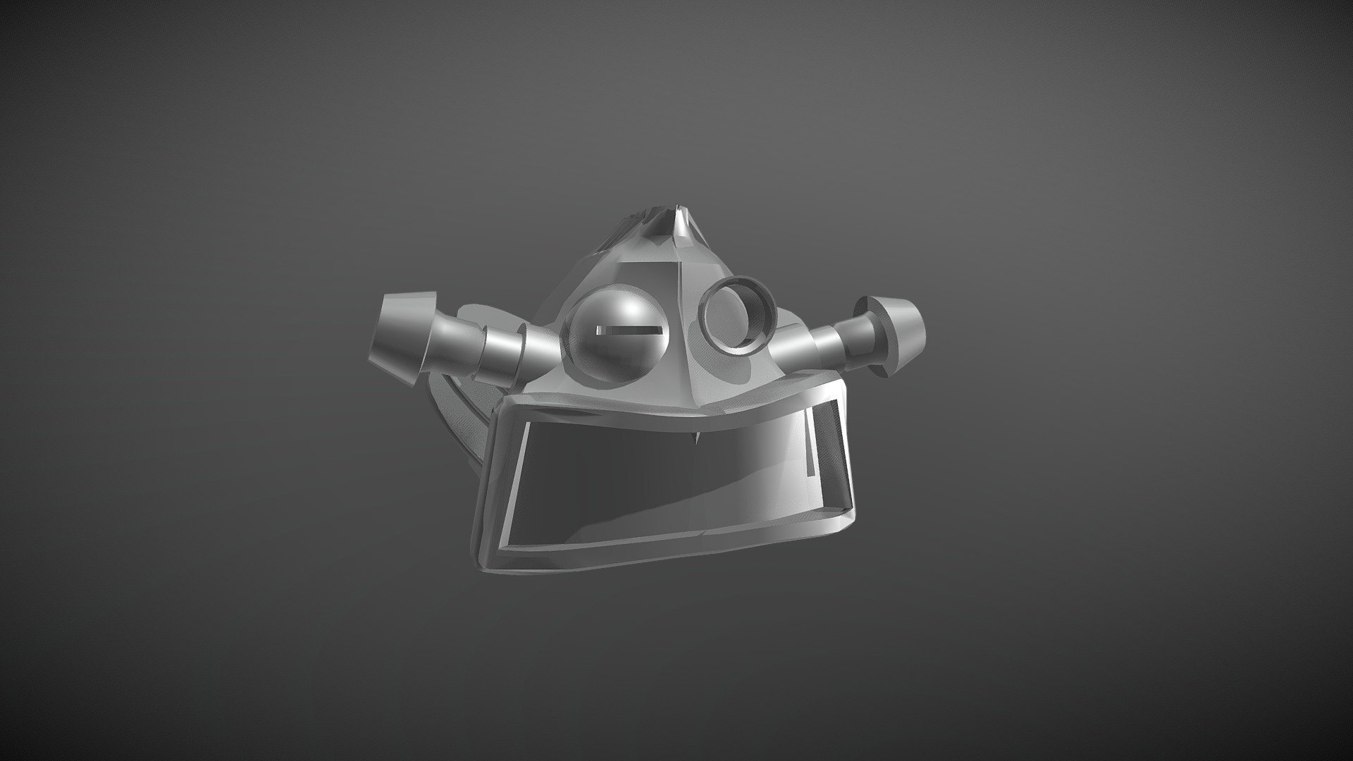 Cassiss chrome head - 3D model by Liam__haddock [268fb67] - Sketchfab