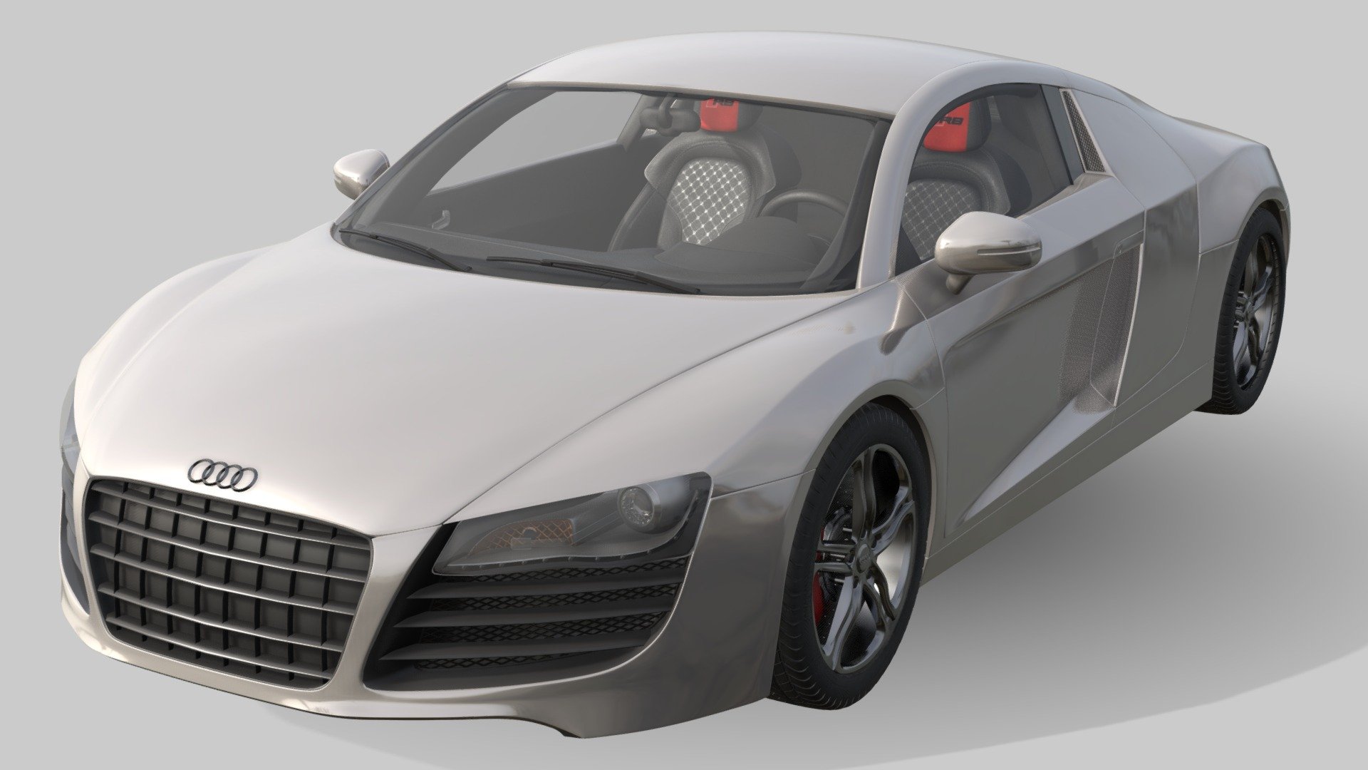 Audi R8 2008 - 3D model by ValikD (@valentin.dov78) [2690493] - Sketchfab
