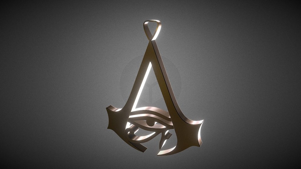 Assassin's Creed Pendant - 3D model by Created Design (@anisjabloun33 ...