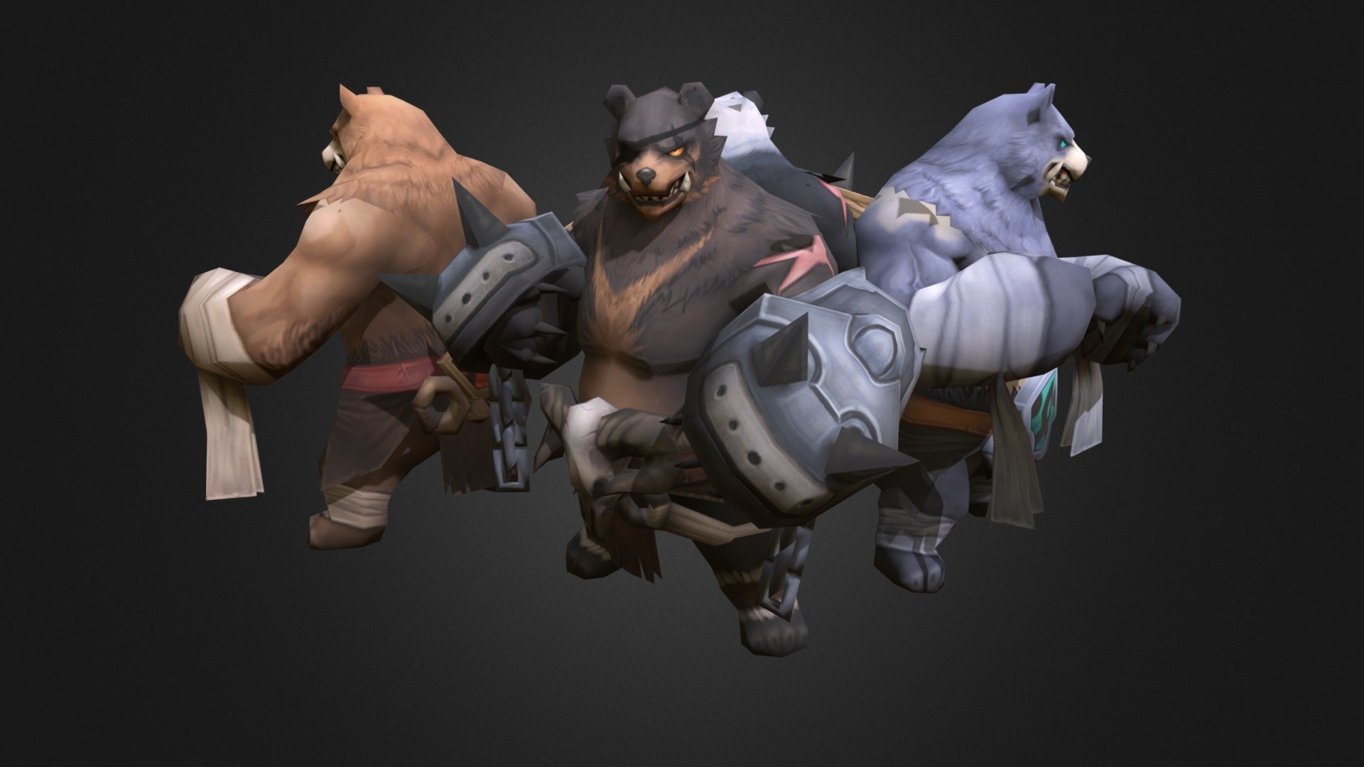 Fighter Bear - 3D model by Hit (@sihalee74) [269226e] - Sketchfab