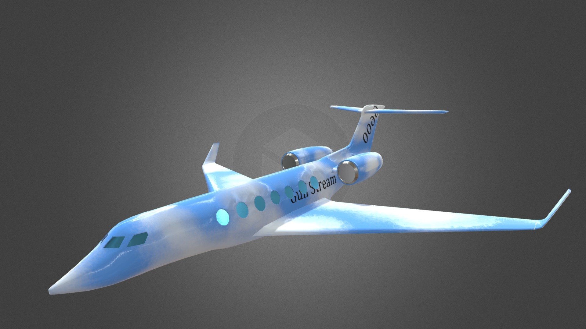Gulfstream G600 - Download Free 3D model by RBG_illustrations [2693924 ...