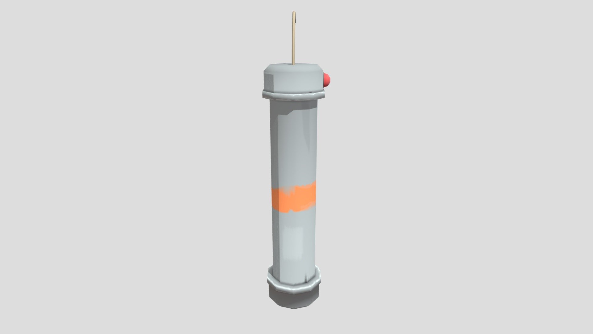 Pipe Bomb Model - 3D model by HarveyB (@HarveyBright) [269397f] - Sketchfab