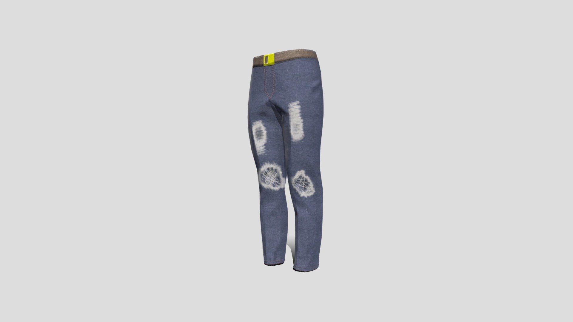 3D ripped jeans _PBR_ Game ready - 3D model by farvardin.fashion3d ...