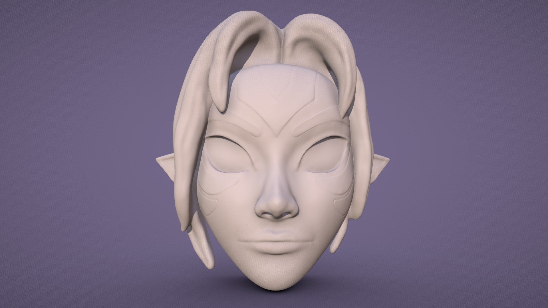 Fierce Deity Mask - Buy Royalty Free 3D model by Anna Gual (@annagualhz) [2694a52] - Sketchfab Store