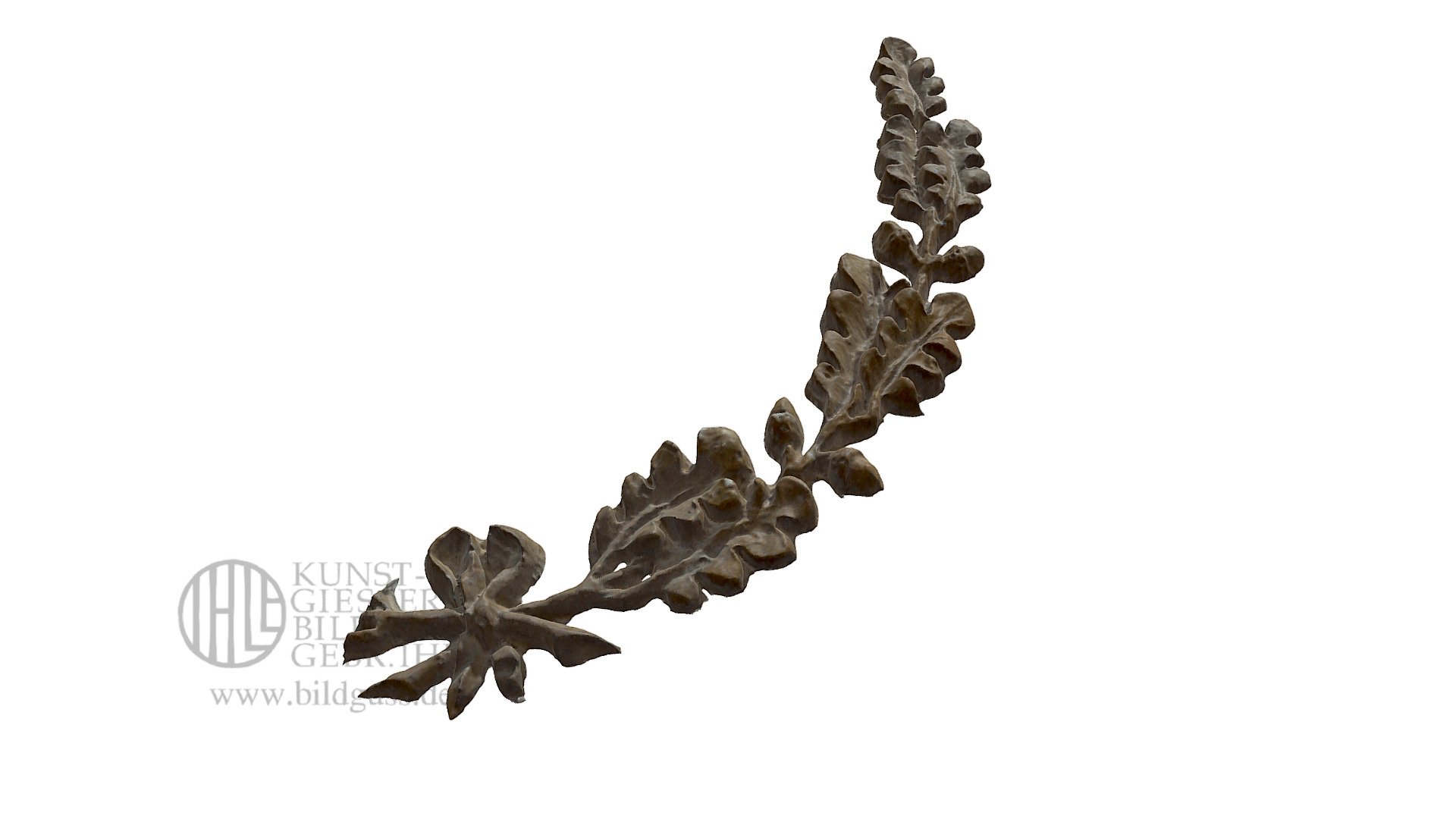 Eichenlaubranke - Buy Royalty Free 3D model by gussbronze [2699c8a ...