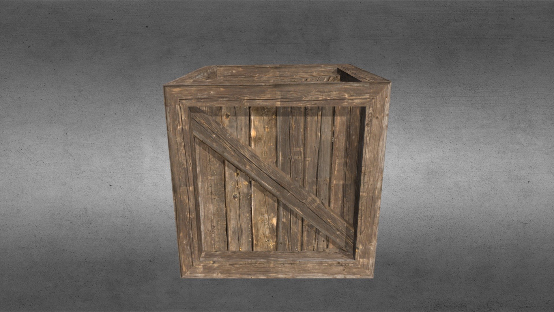 Crate - Download Free 3D model by sharkfrenzy191 [269abe1] - Sketchfab