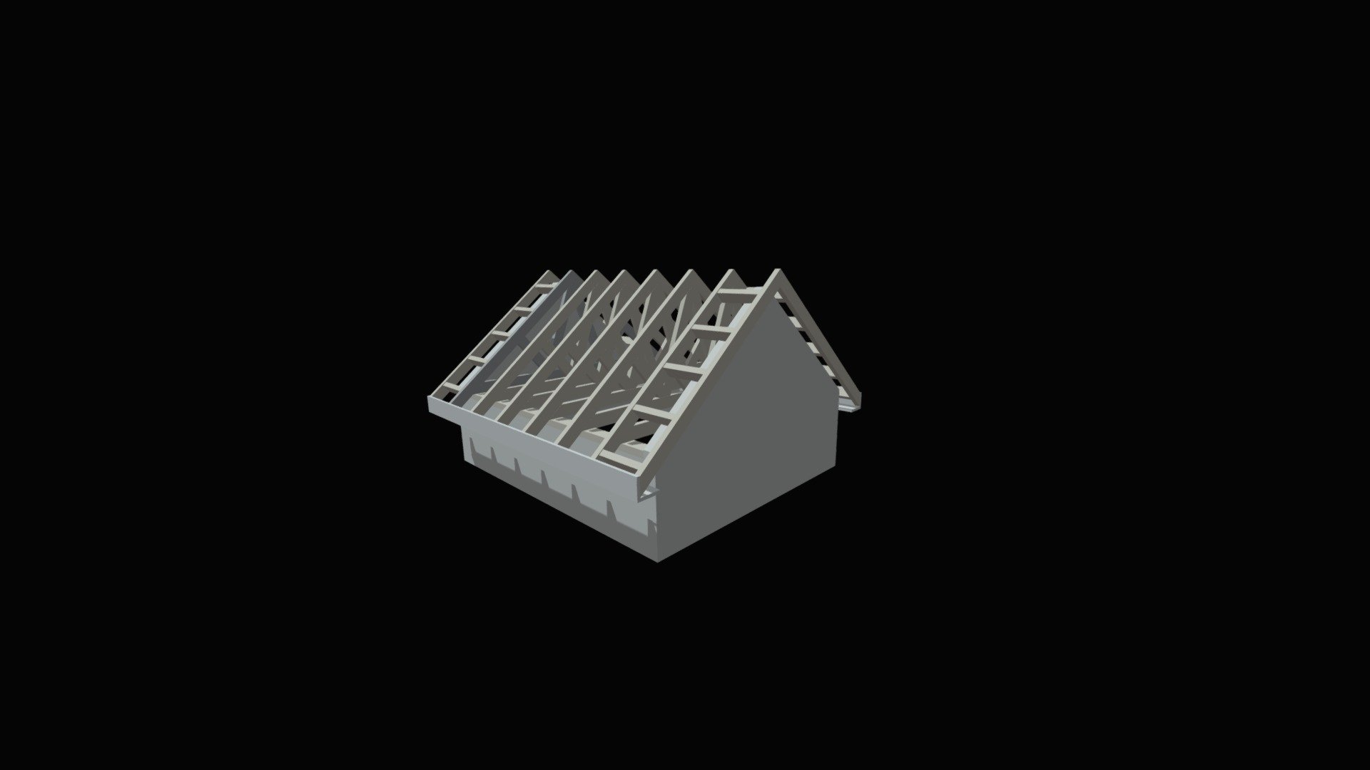 Full roof Draft - Download Free 3D model by Lapis Design (@LapisDesign ...