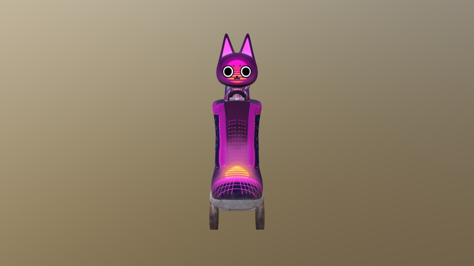 Animal Crossing Racing Entry - Retro Cat - 3D model by verart [269b7ec ...