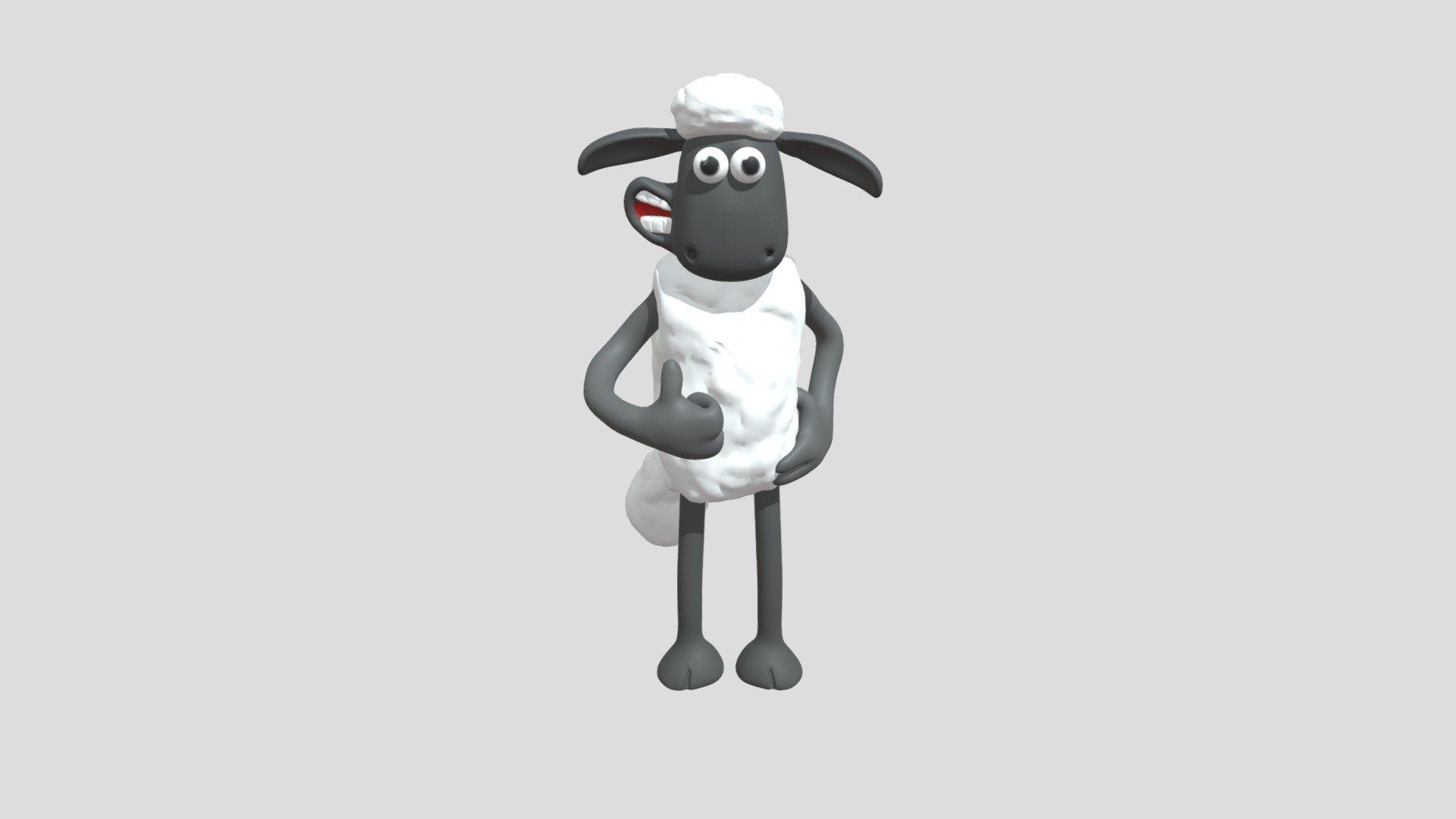 Shaun The Sheep - 3D model by Adriana147 [269b985] - Sketchfab