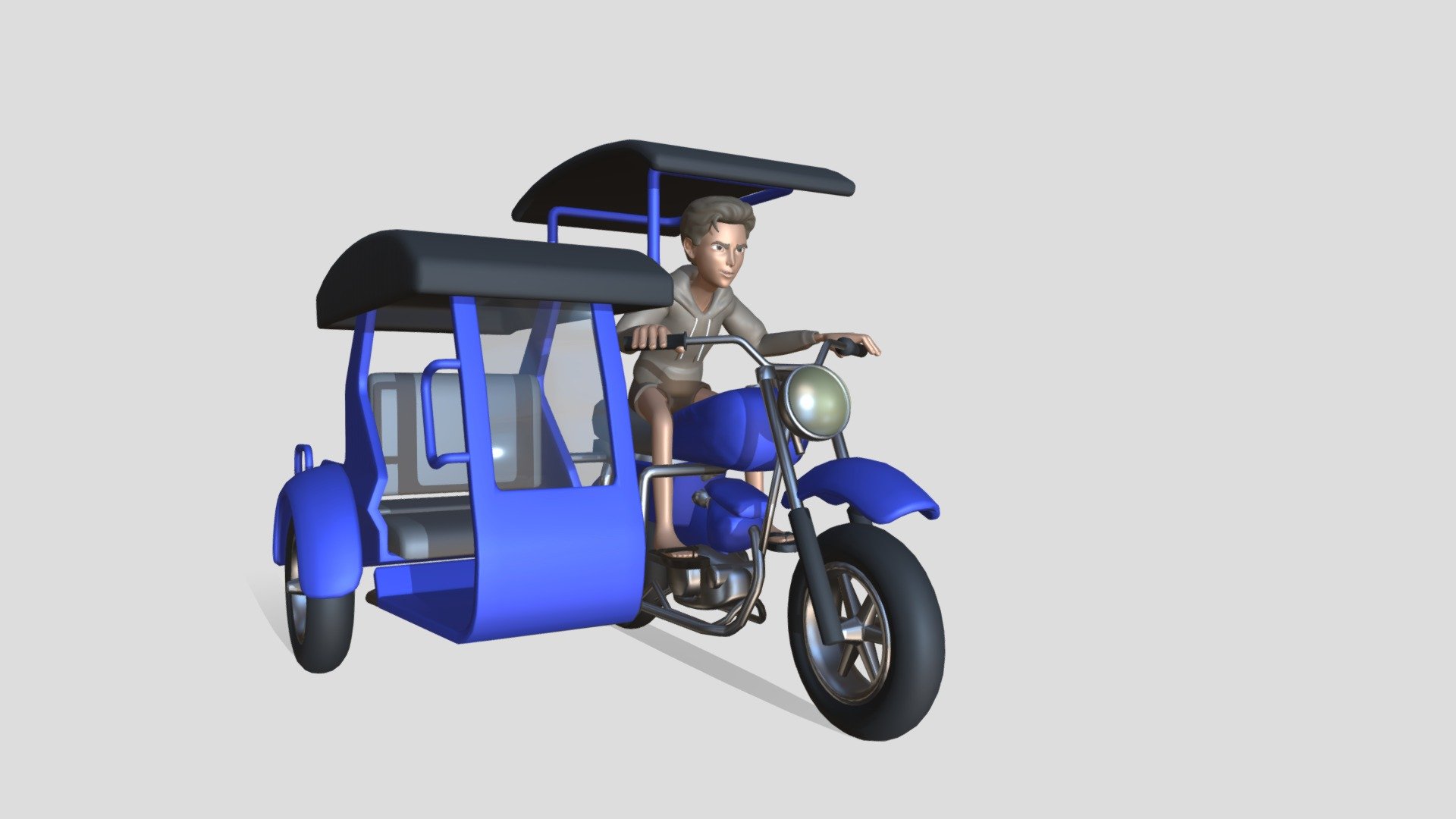 Philippine tricycle - 3D model by James Bayer (@james16bayer) [269f499 ...