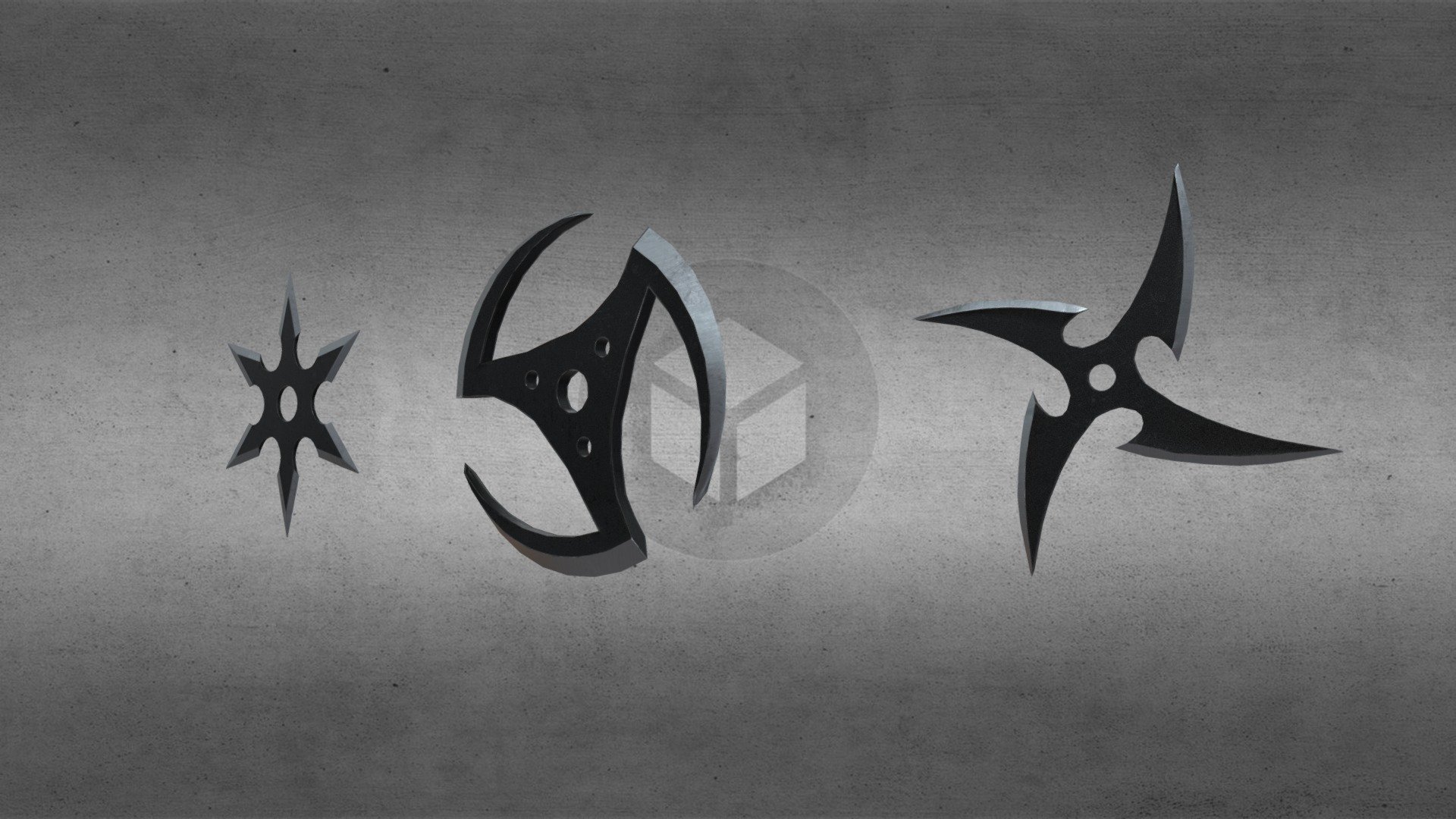 Shuriken pack - Download Free 3D model by Pablo88 [26a03f5] - Sketchfab