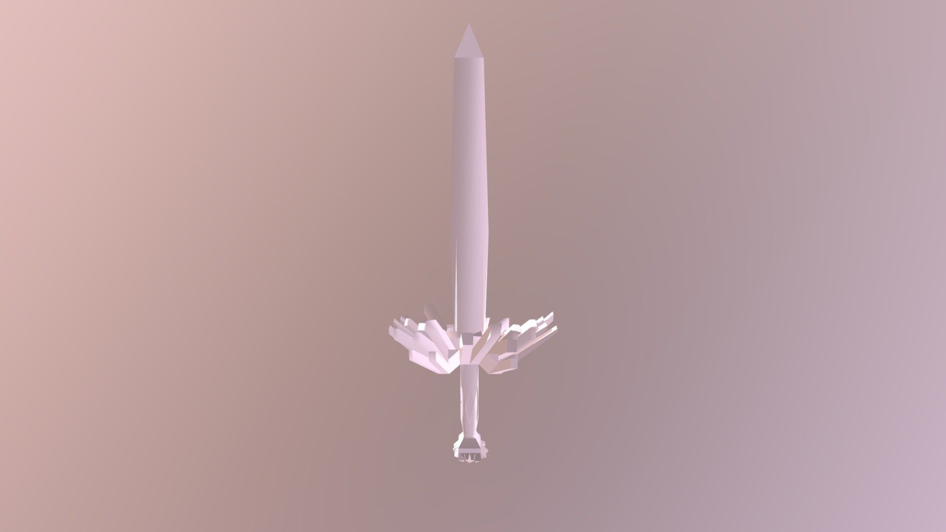 Crystal Sword - 3D model by benskadin [26a0a6d] - Sketchfab