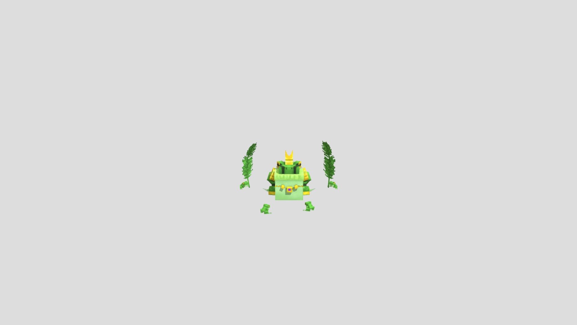 Chilling Frog - 3D model by Kei (@ADY_Kei) [26a2674] - Sketchfab