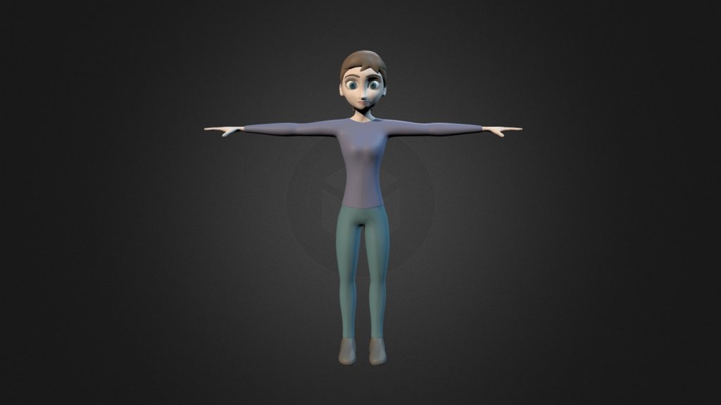 Anna High Polygon - 3D model by Deepak V (@deepakv) [26a367e] - Sketchfab