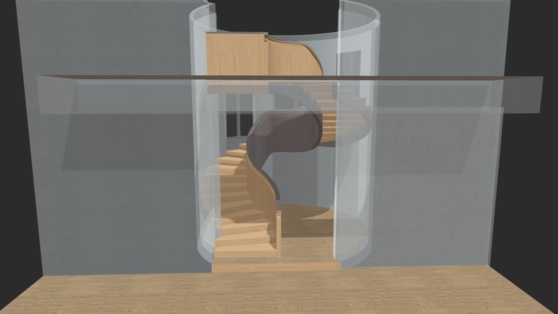 Findley Staircase - 3D model by Julius Design (@Julius.Design) [26a4a75 ...