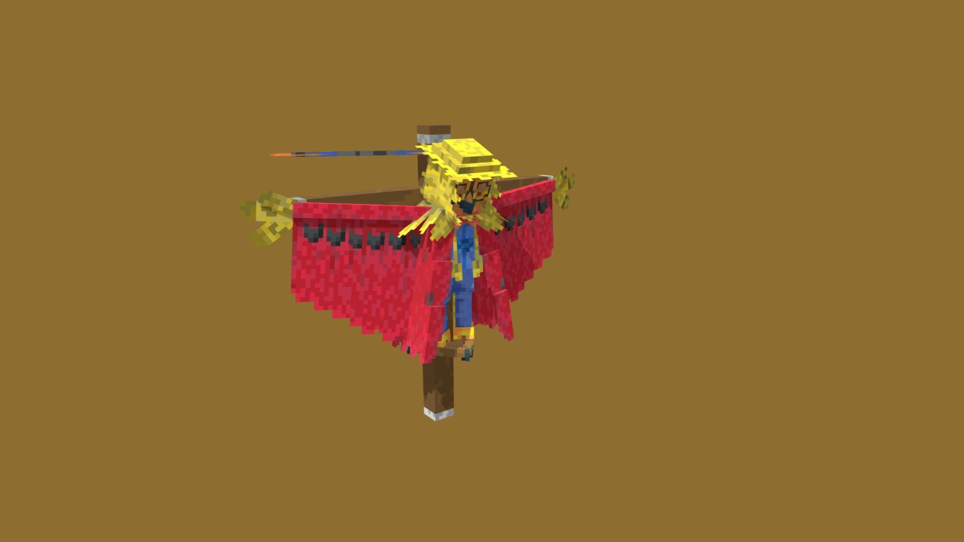 Decidueye Scarecrow - 3D model by nov4kov1c2 [26a5425] - Sketchfab