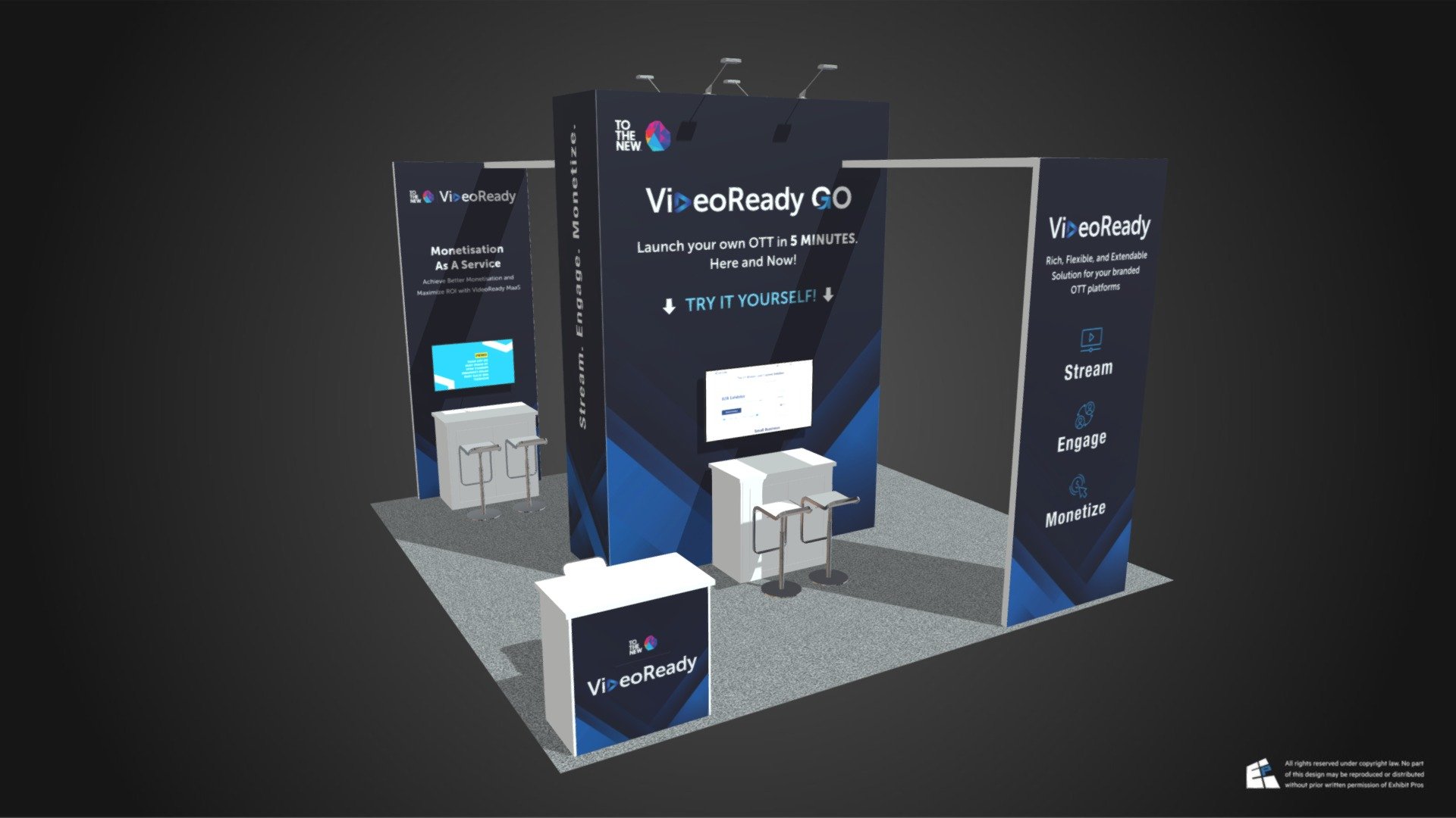 TO THE NEW 20x20 NAB 2023 - copy - 3D model by EP (@ExhibitP) [26a6d74 ...
