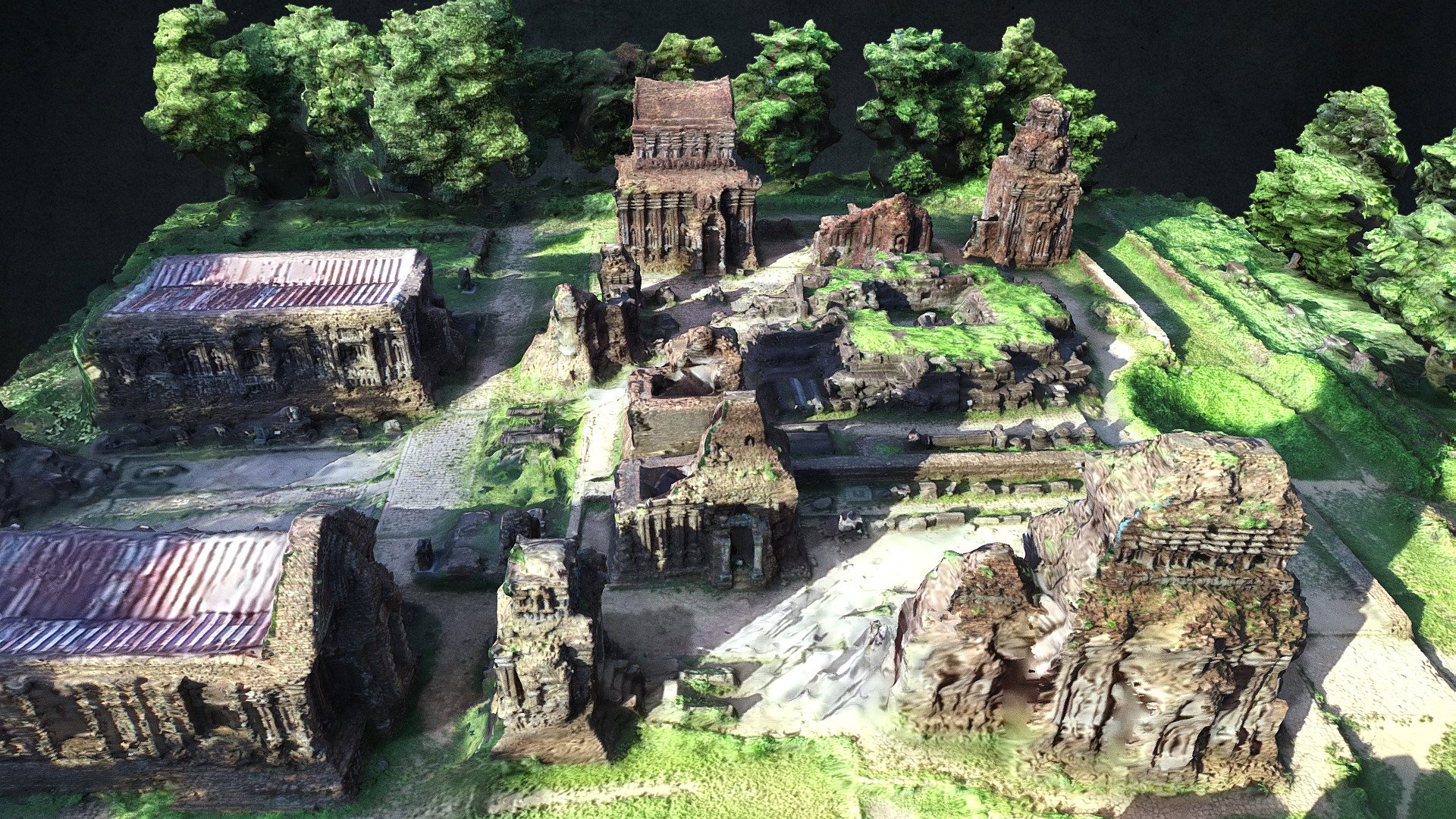 Myson Temples - group C-D | VIETMAN - Buy Royalty Free 3D model by ...