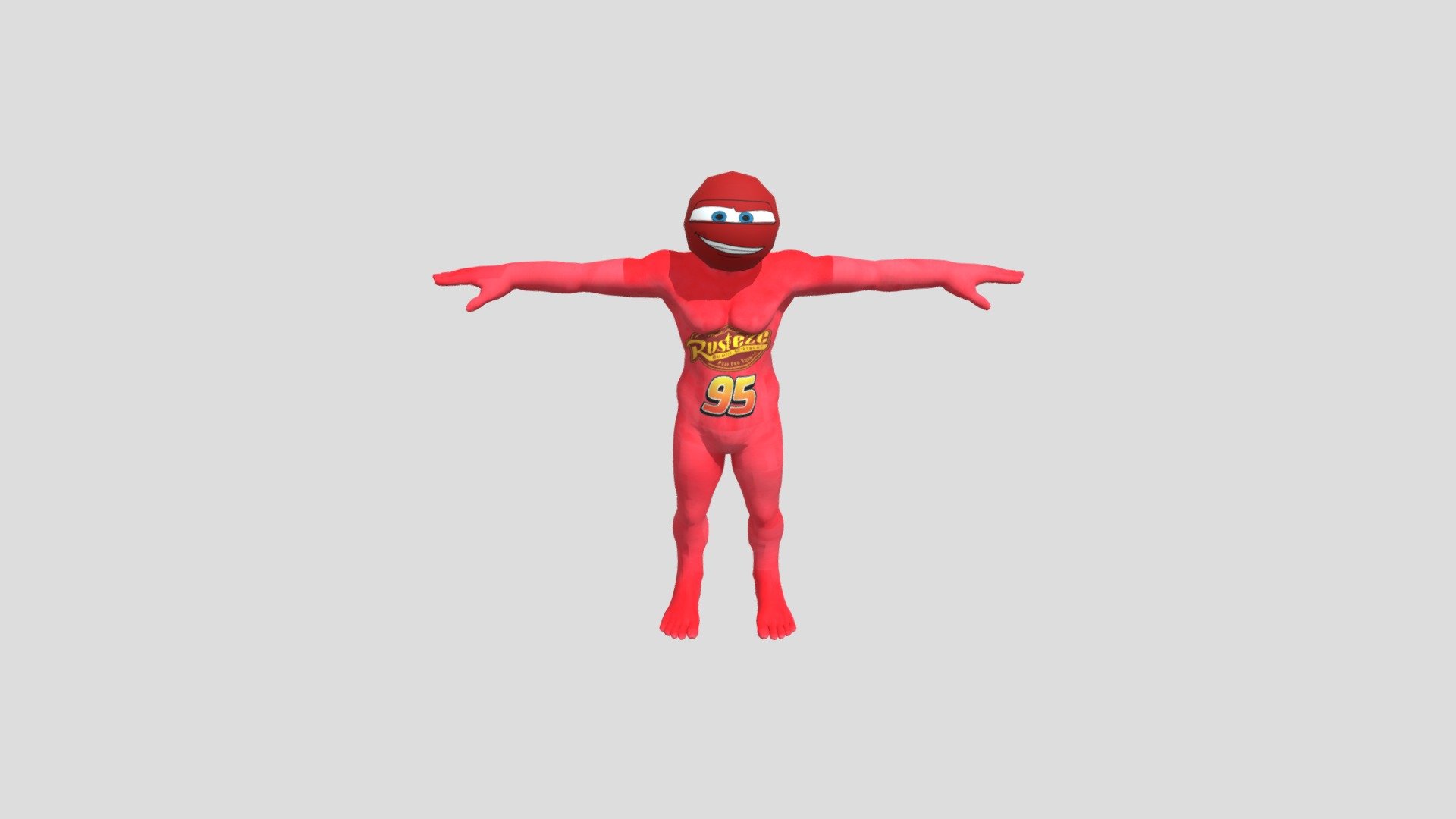 Lighting Mcqueen humanized - Download Free 3D model by Pingufan1986 ...