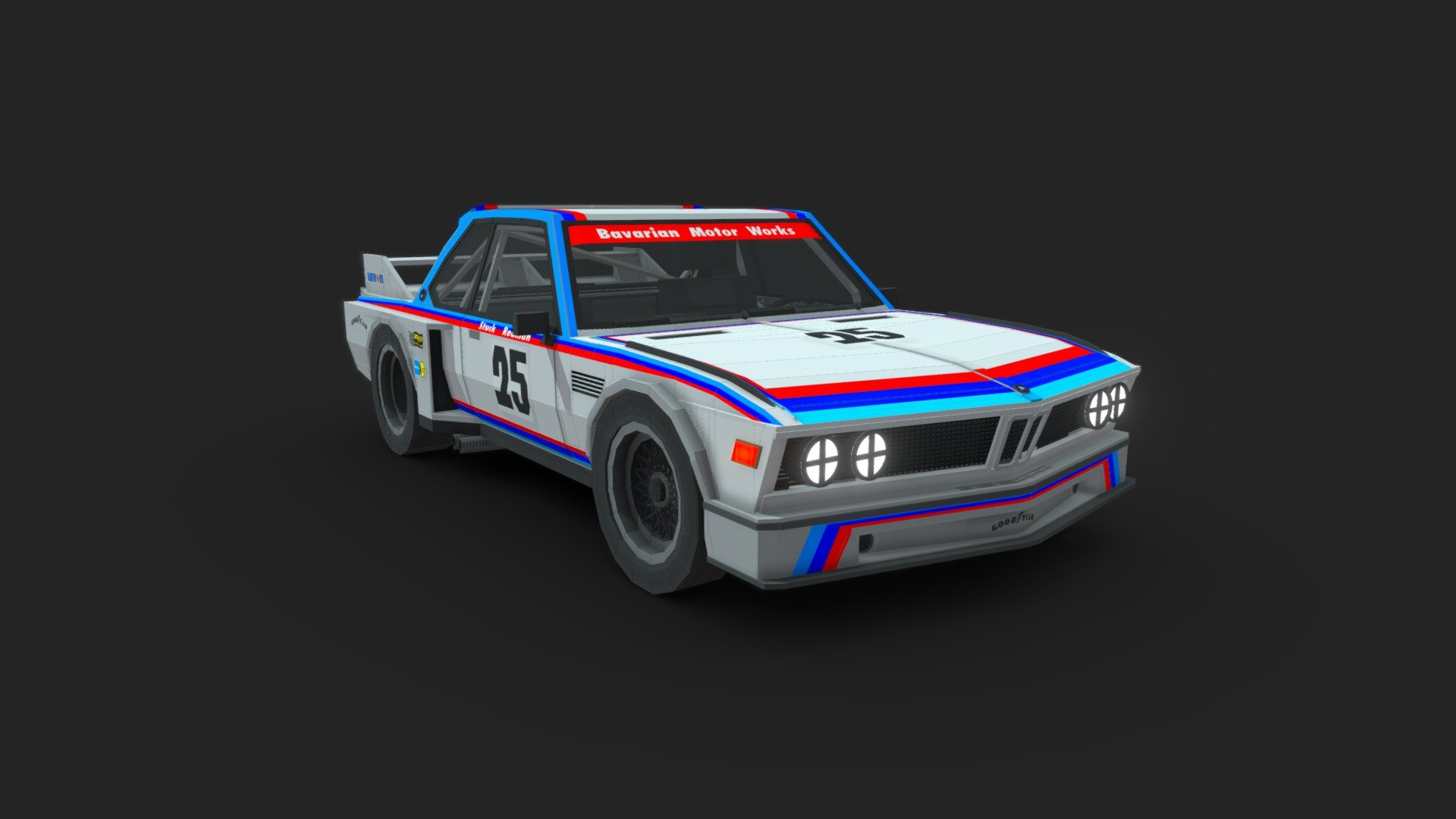 '75 BMW 3.0 CSL (#25 - Sebring) • Minecraft - 3D model by ashminggu ...