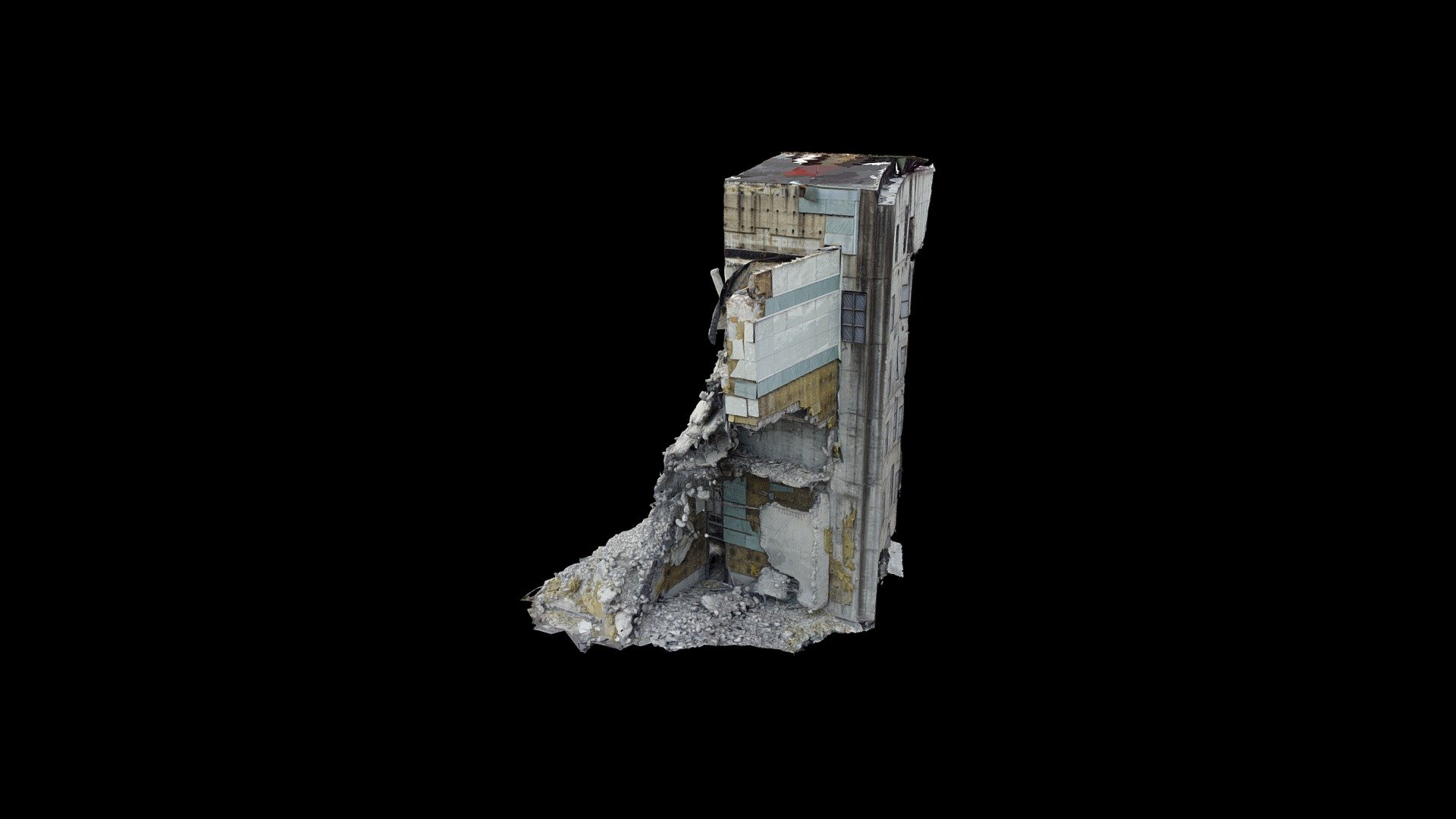 Demolition of the building - Download Free 3D model by Zabaluk [26ab032 ...