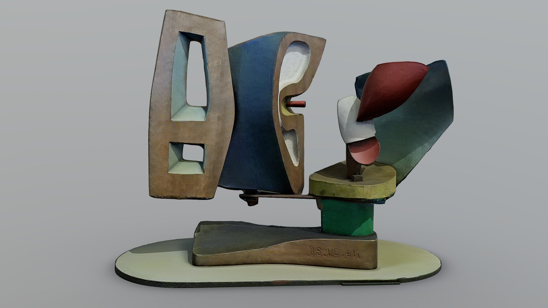 Le Corbusier Skulptur - Download Free 3D model by gussbronze [26ab12c ...