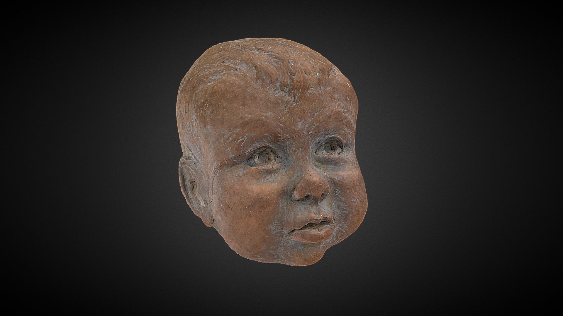 Baby clay head scan - Tony - 3D model by 3Dfy.me New Zealand ...