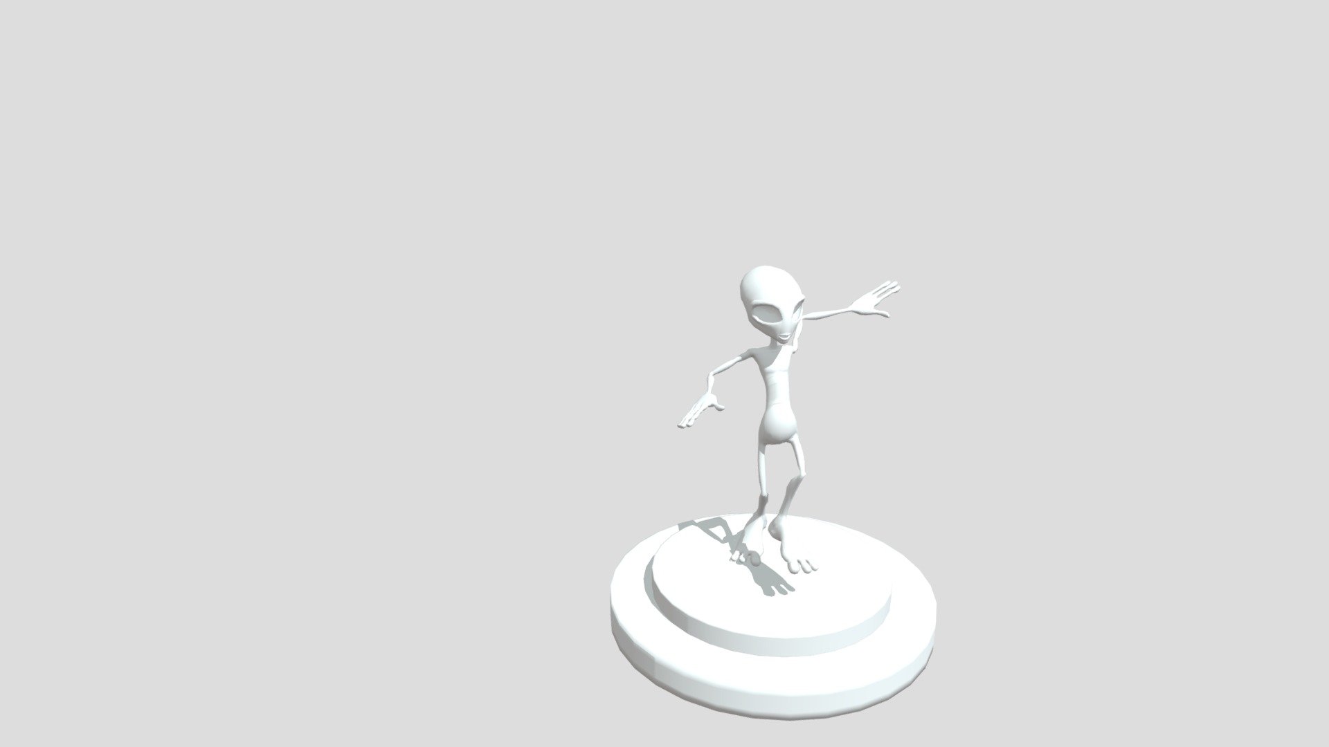 Posed Alien Mesh - 3D model by MorganGrant [26ae604] - Sketchfab