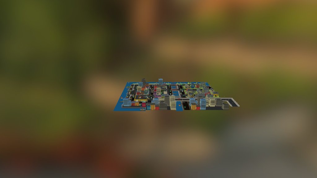 Simple Town - 3D model by terrence_super2games [26afe83] - Sketchfab