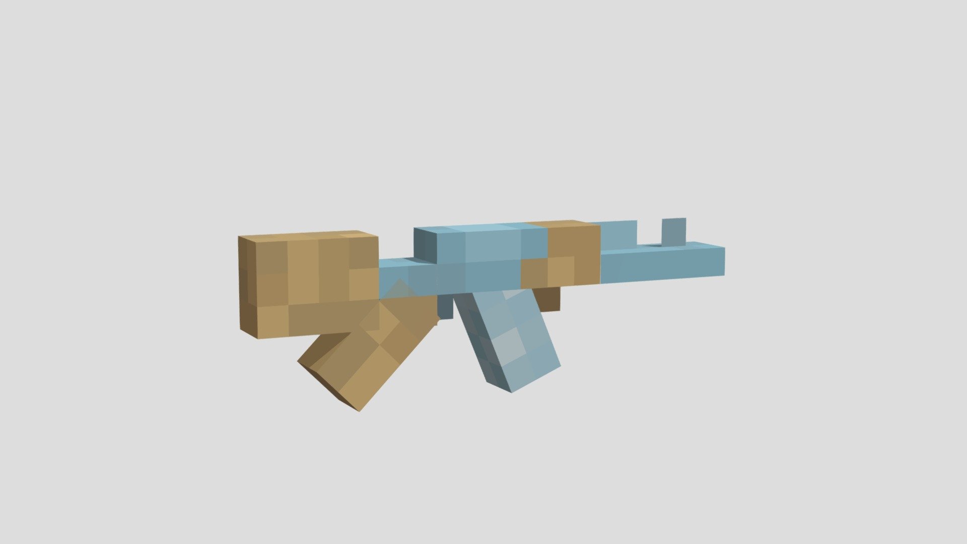 Ak47 / Kalachnikov - Model Minecraft - Download Free 3D model by alph ...