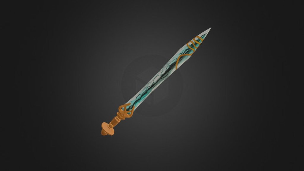 High Poly Sword - 3D model by skratsu [26b1b64] - Sketchfab