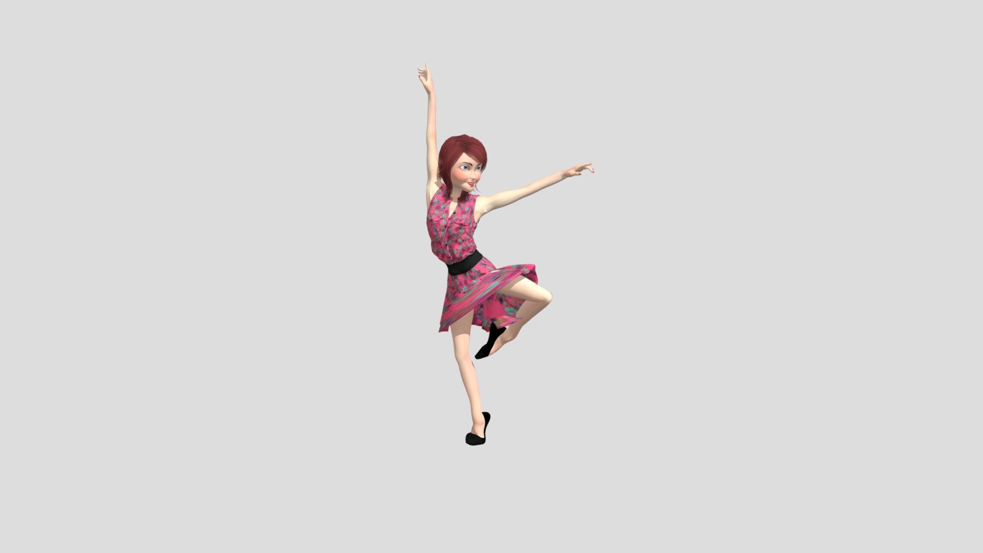 Stephanie's Dance Pose - Download Free 3D model by MakutaMiserix ...