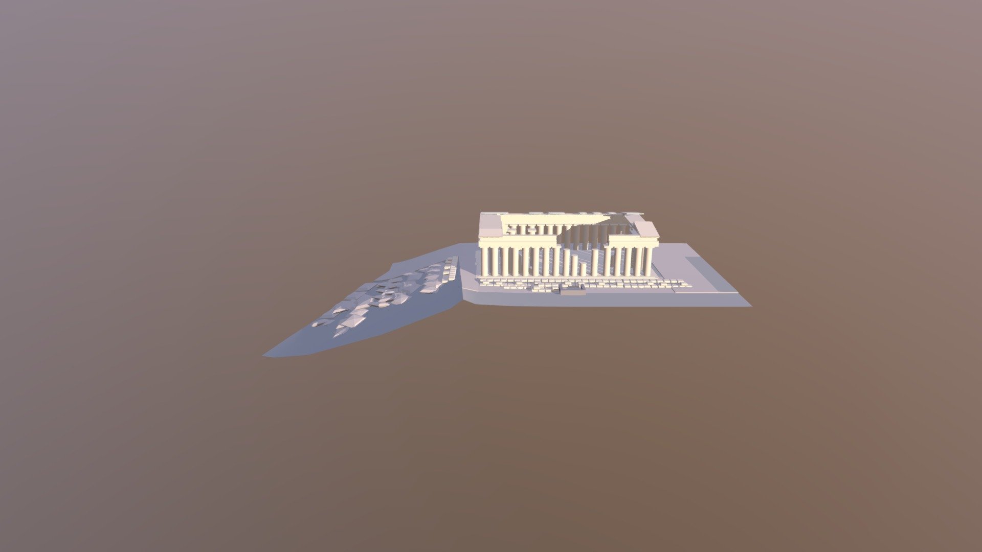 Parthenon MD WB - 3D model by Mozamb13 [26b38e6] - Sketchfab