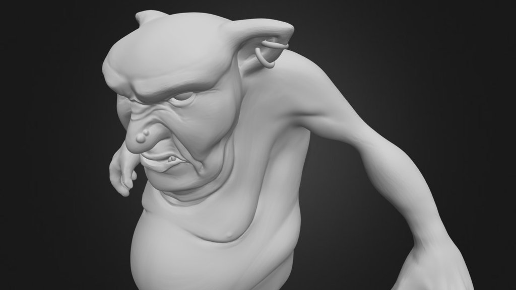 Troll - 3D model by Gina Schreuder (@pancham_sama) [26b46e9] - Sketchfab