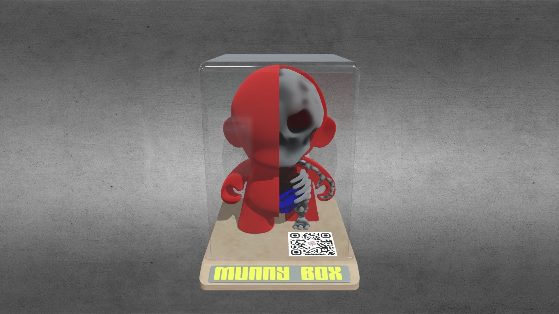 Munny Box Red - 3D model by GraffitiKids on wax (GKiD) (@graffitikids ...