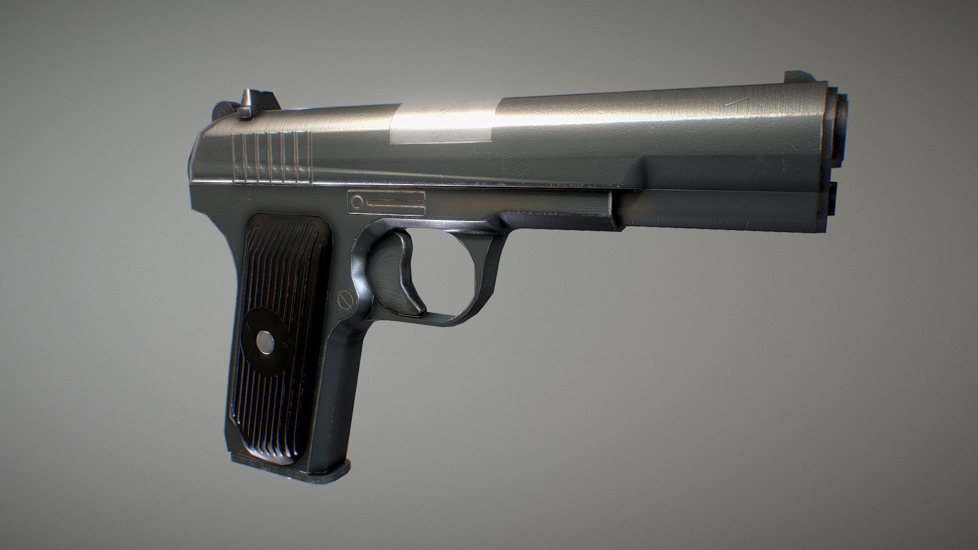 Tulski Tokarev 33 Gun - 3D model by thomasmouilleron [26b698b] - Sketchfab