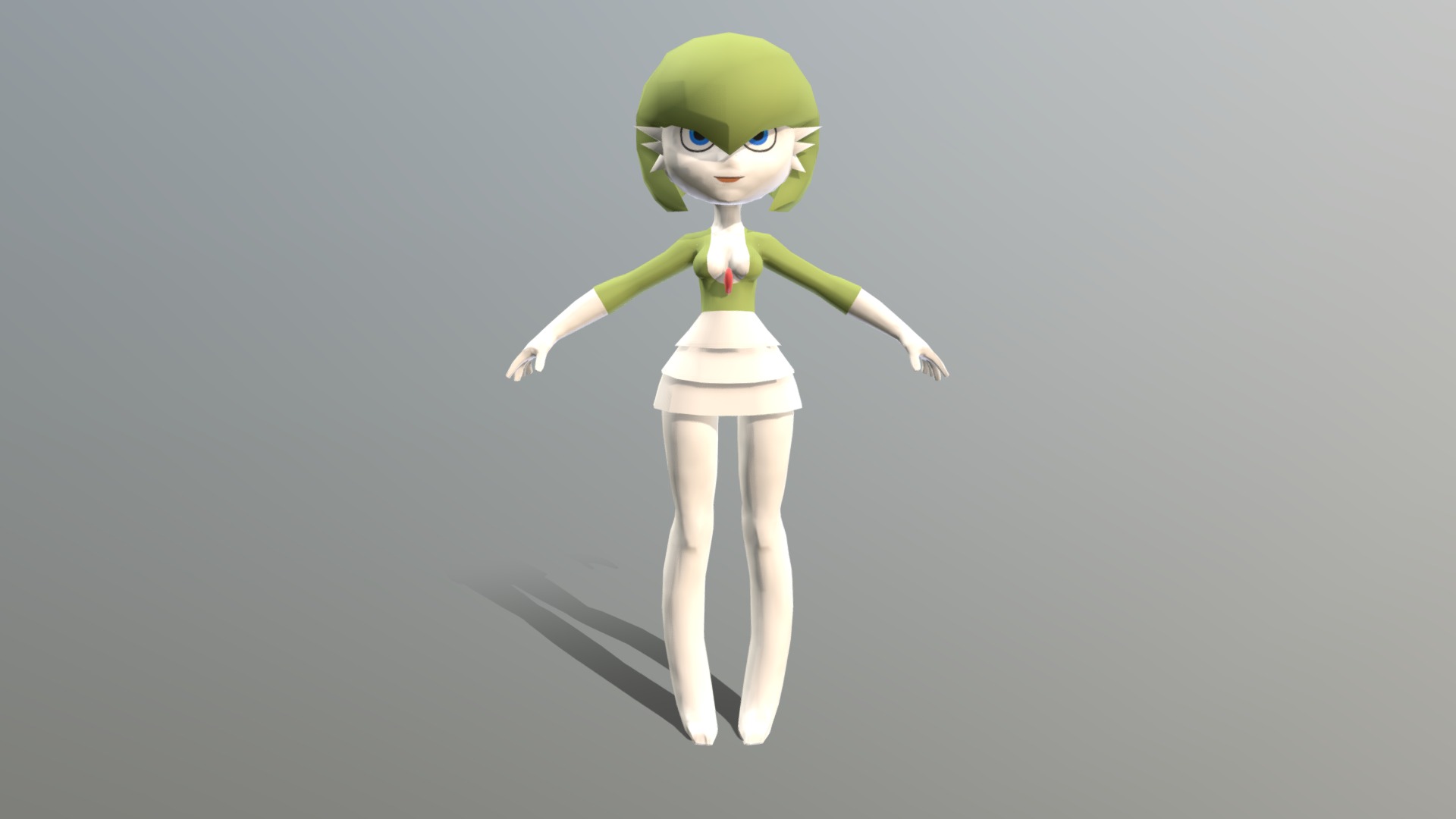 Gardevoir - main - 3D model by Pholo (@Pholothe1) [26b79d3] - Sketchfab