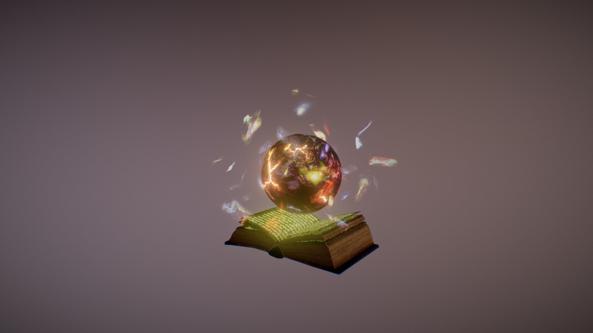 Magic book - 3D model by Denny.Bulb (@dperig43421) [26b870c] - Sketchfab