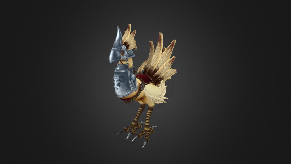 Chocobo - A 3D model collection by DigiThing - Sketchfab