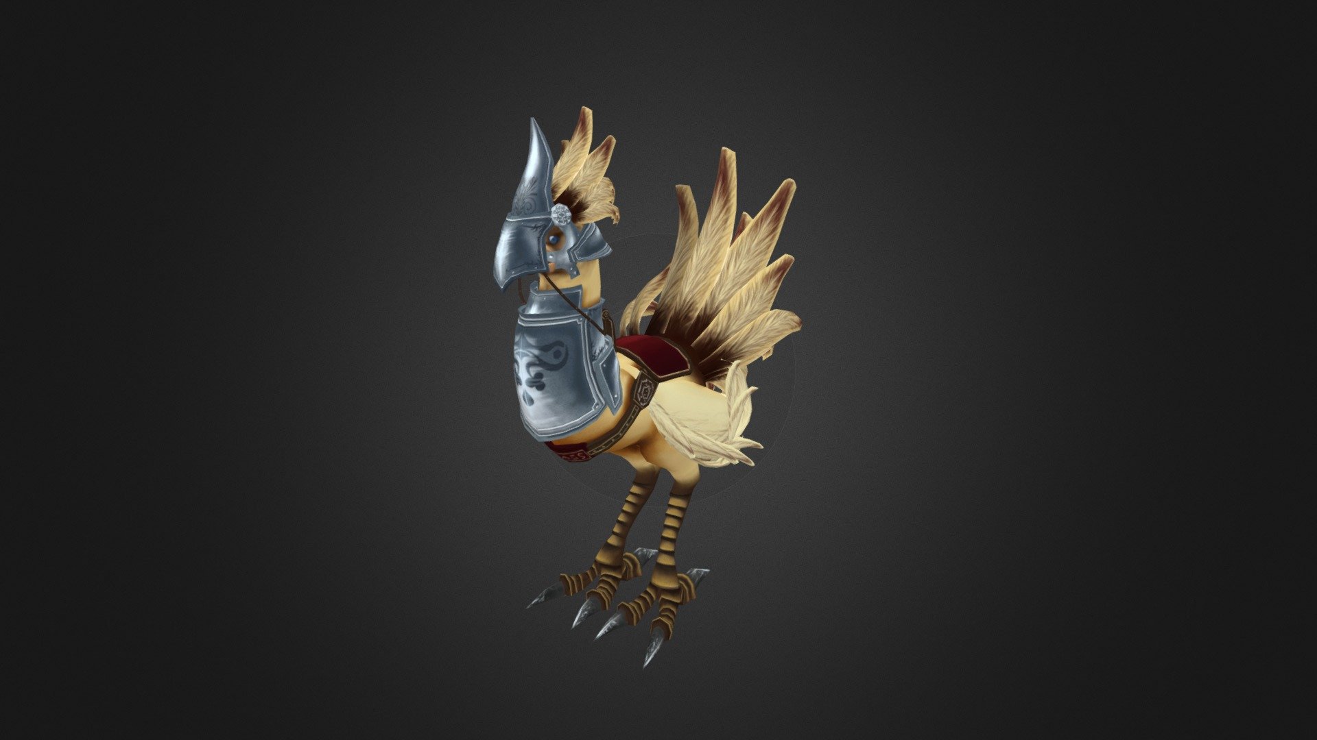 Chocobo_FF10/FF14 - 3D model by AlexChr [26b9640] - Sketchfab