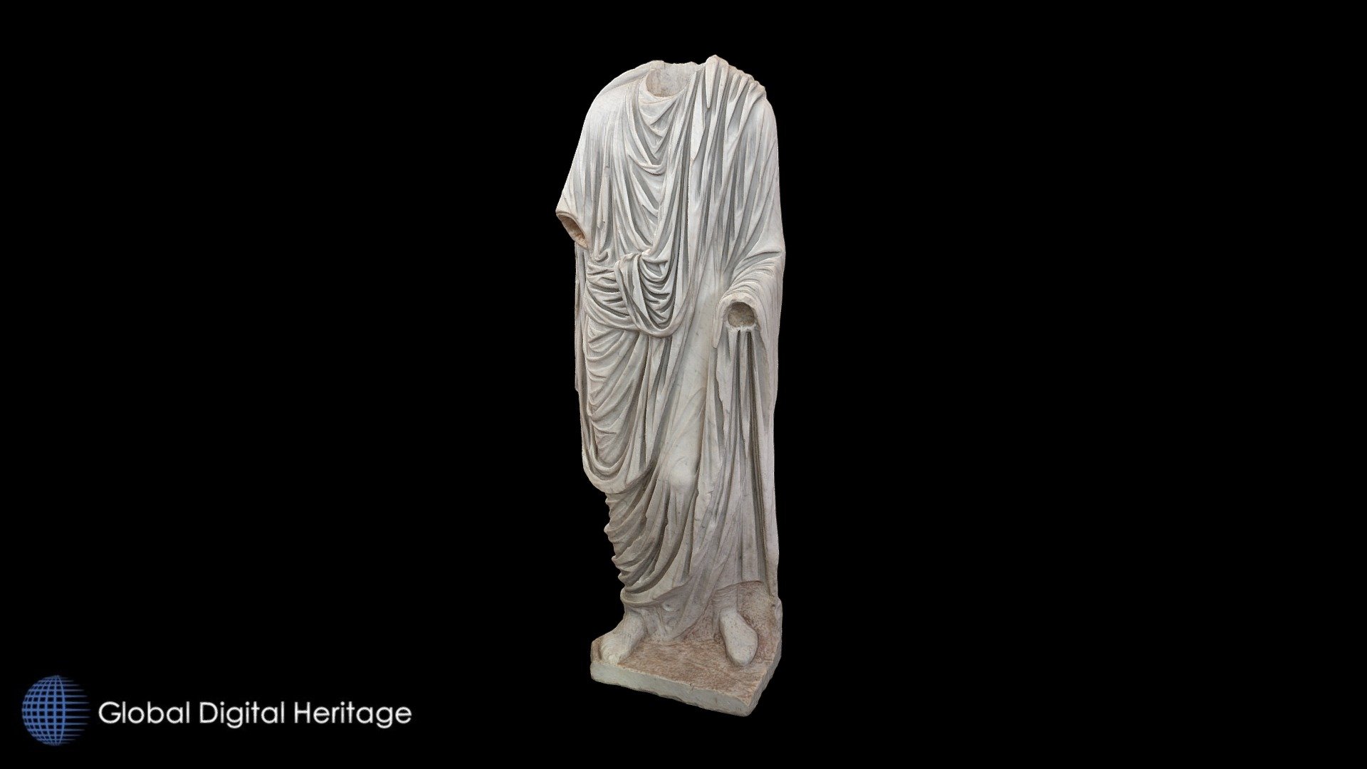 Togaed statue, Tarraco (Tarragona, Spain) - Download Free 3D model by ...