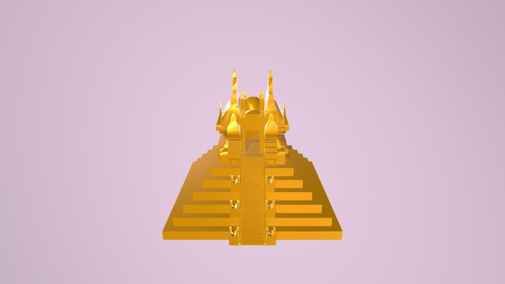 Gold Temple - Download Free 3D model by CoolOwl [26bac13] - Sketchfab