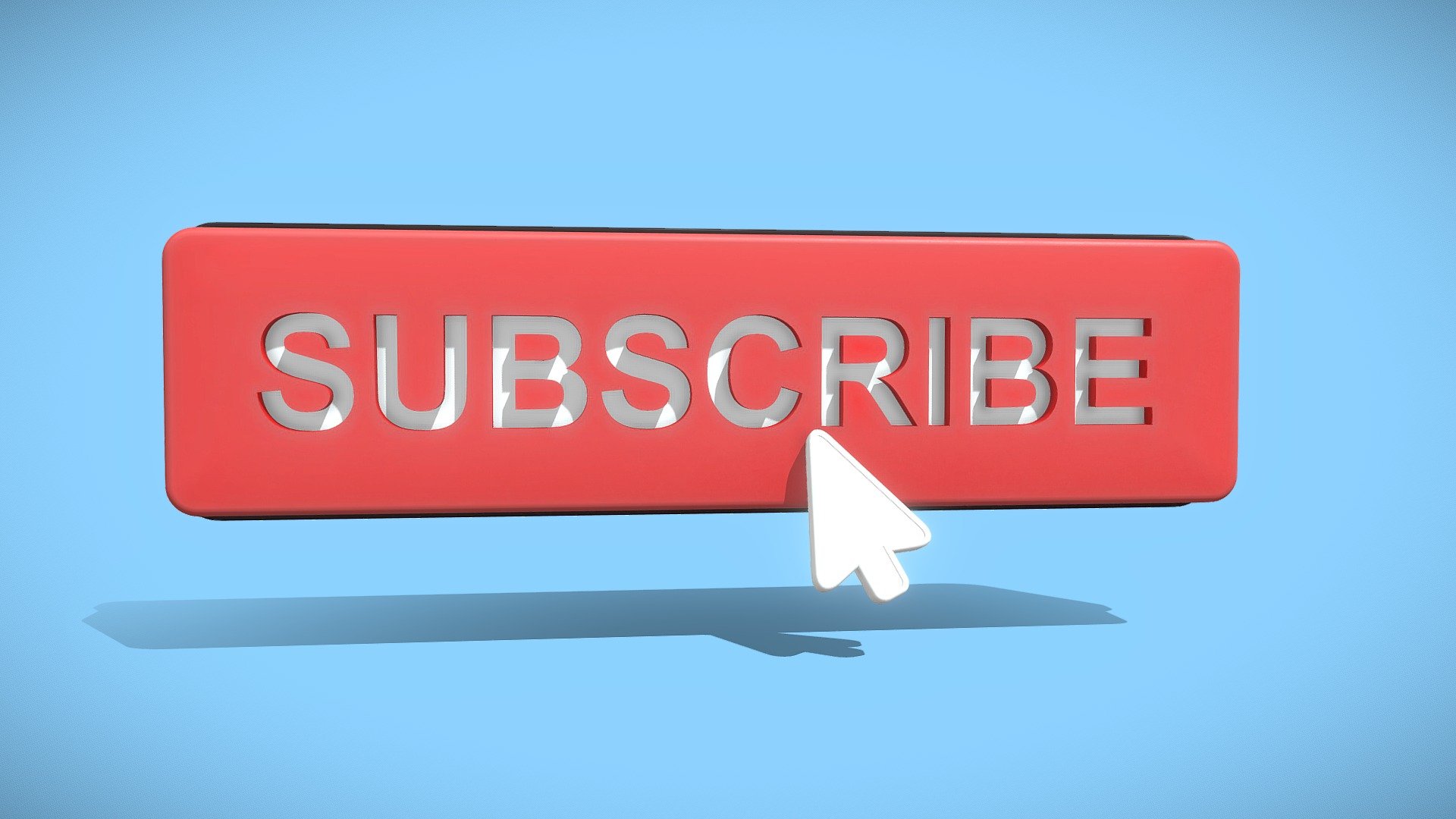 Subscribe Button - Download Free 3D model by AnshiNoWara NG+ ...