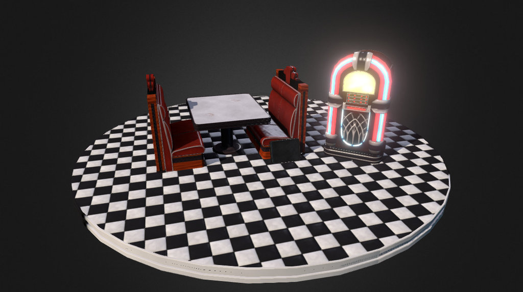 Diner Reference - A 3D model collection by KatH10 - Sketchfab